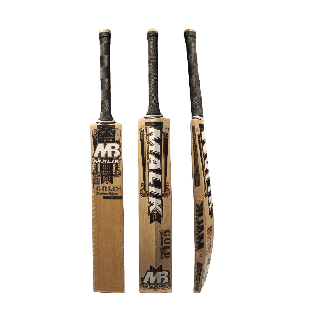 Malik Gold Platinum Edition ENGLISH WILLOW CRICKET BAT - SH | 4 Square ...