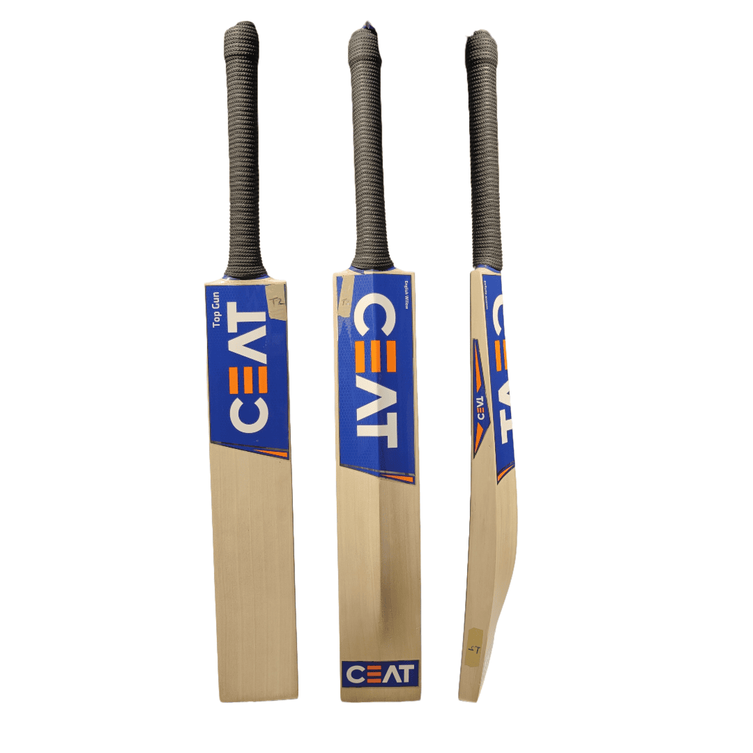 CEAT TOP GUN ENGLISH WILLOW CRICKET BAT | 4 Square Sports